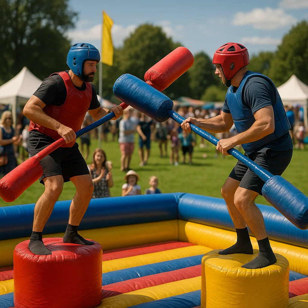 Gladiator jousting rentals in Telford, Pennsylvania | Delivery & Setup