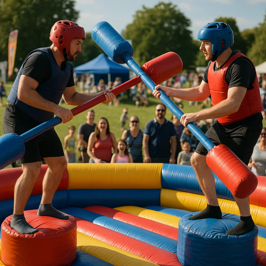 Gladiator jousting rentals in Quincy, Pennsylvania | Delivery & Setup
