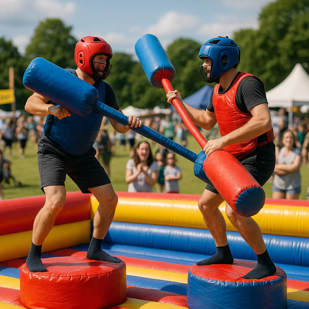 Gladiator jousting rentals in Maxatawny, Pennsylvania | Safety First