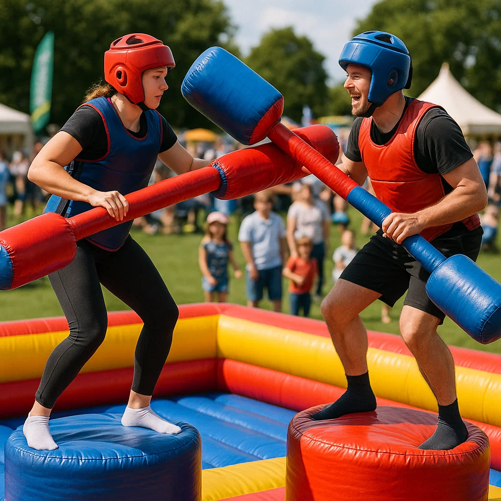 Gladiator jousting rentals in Telford, Pennsylvania | Delivery & Setup