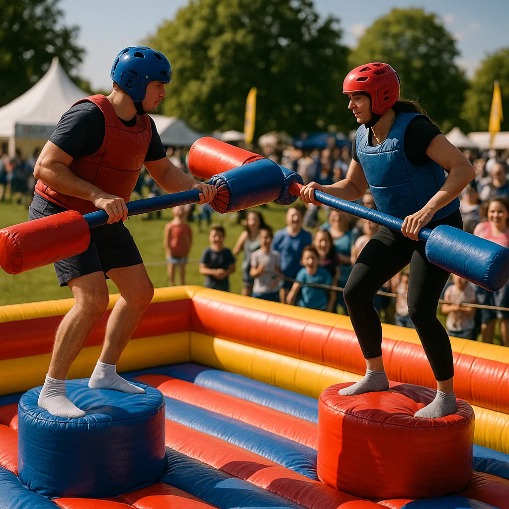 Gladiator jousting rentals in Maxatawny, Pennsylvania | Safety First