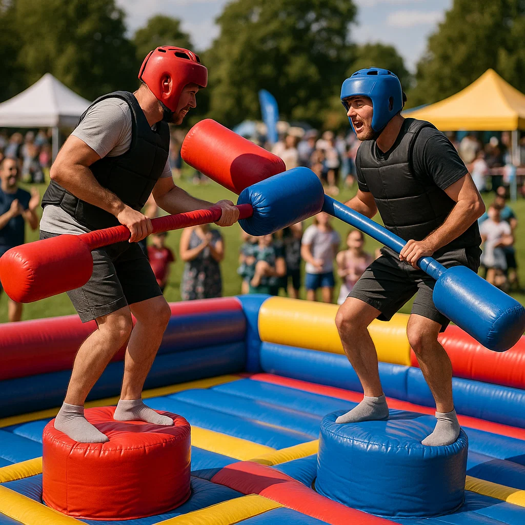 Gladiator jousting rentals in Spring Valley, New York | Clean & Insured